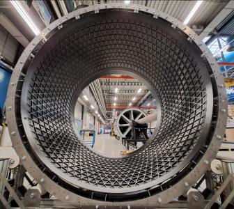 CFRP grid-stiffened upper interstage structure | Nebula Public Library